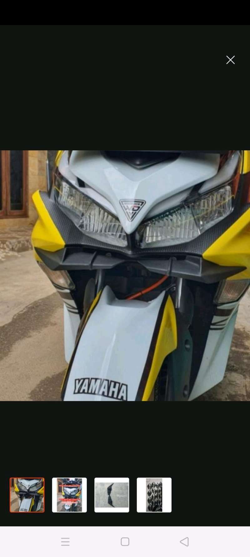 Jual Winglet Yamaha Aerox New 2020 - Silfer Di Seller Misbakhul Modifi ...