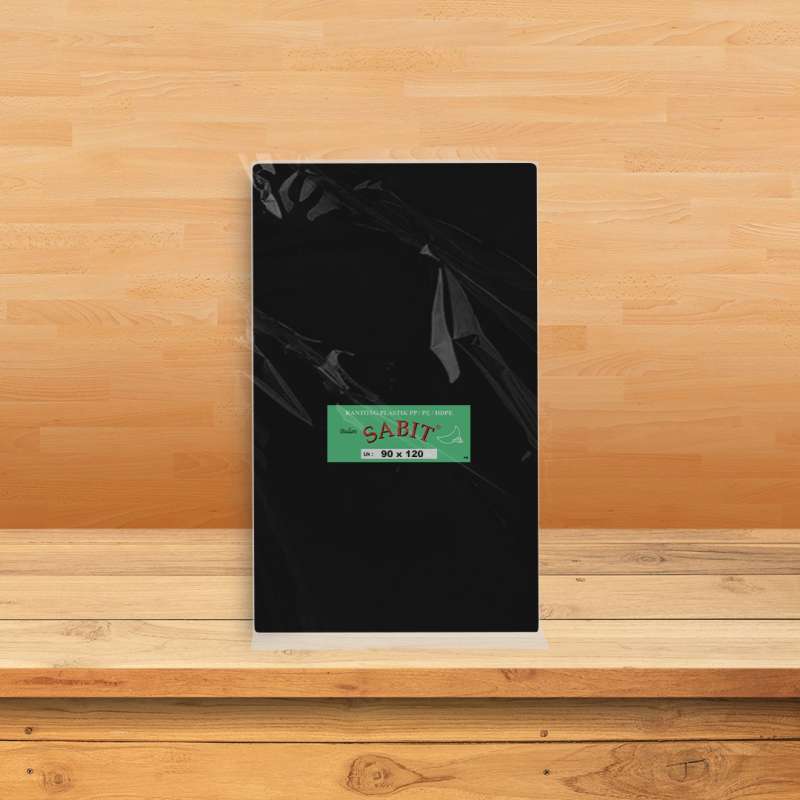 Jual Sabit HD Sampah Hitam 90 x 120 / Kantong Plastik Tempat Sampah ...