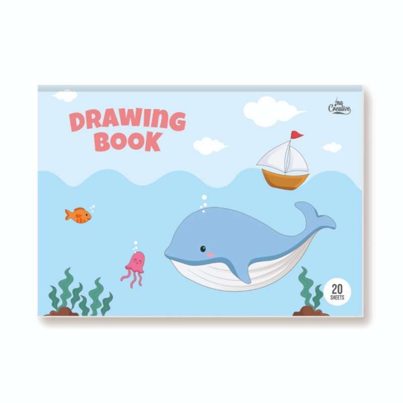 Jual Drawing Book / Buku Gambar A4 Ina Creative 20 sheets - Dino di ...