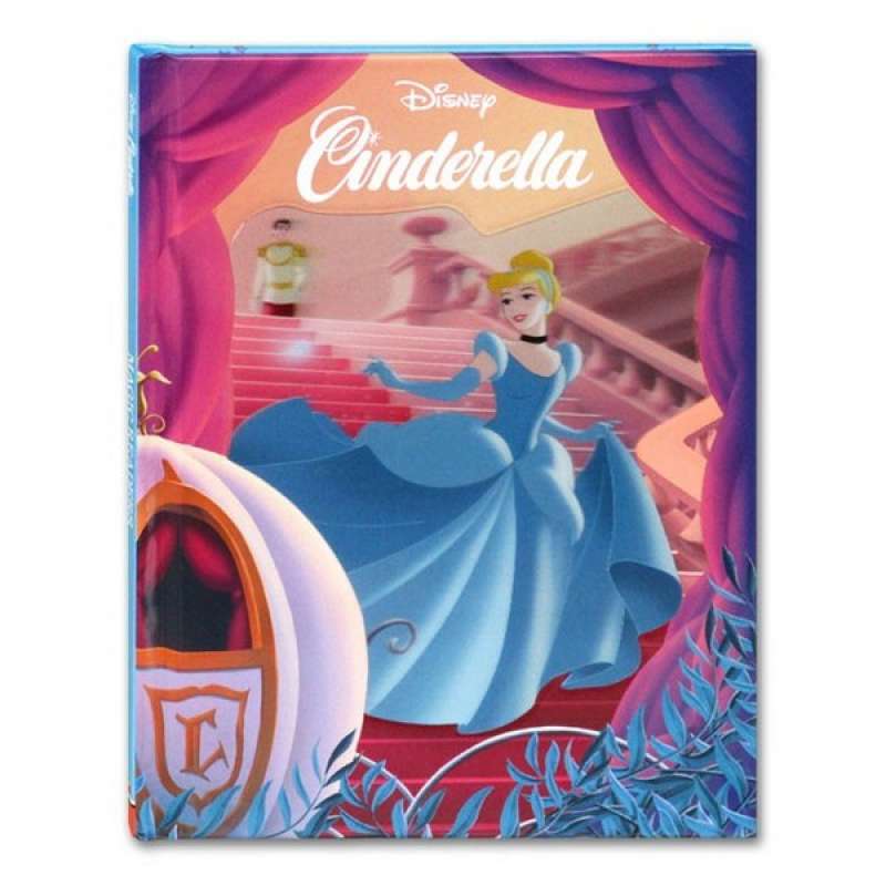 Jual Disney Cinderella Story Book With Animated Lenticular On Front ...
