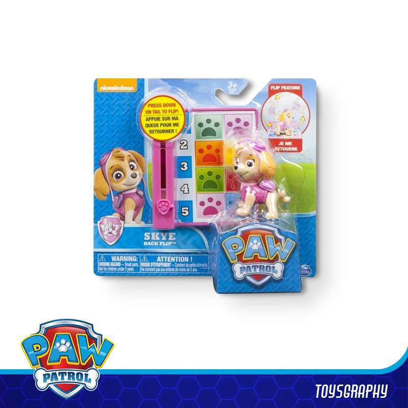 Jual Paw Patrol Action Pack SKYE Pup Back Flip Backflip di Seller ...