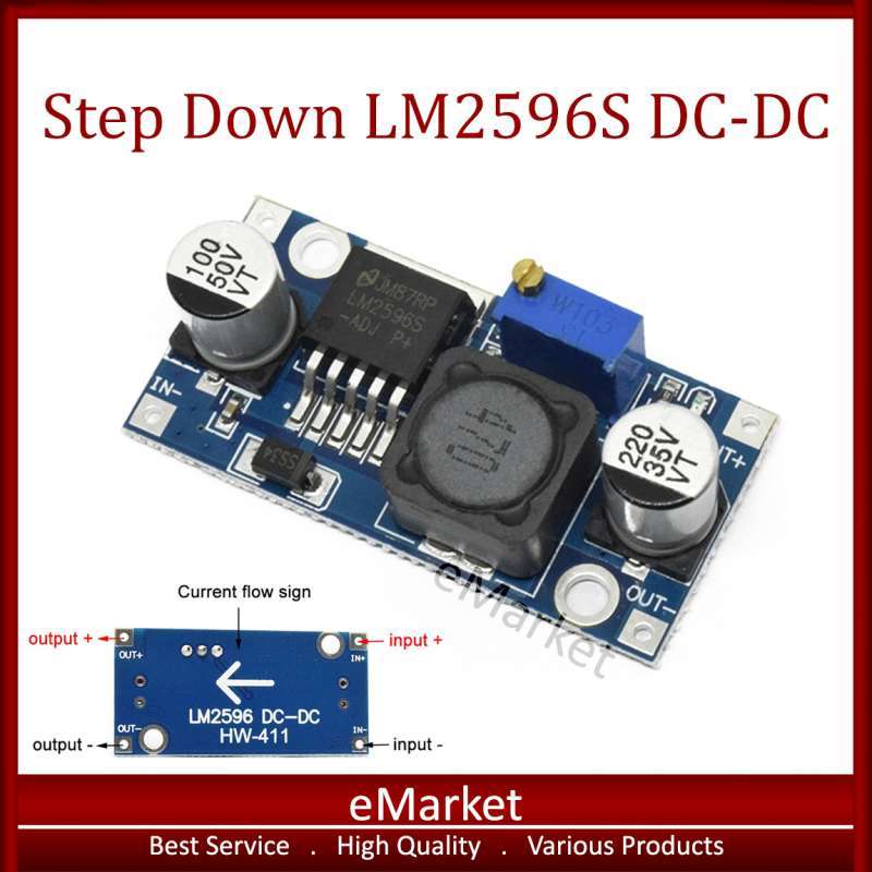 Jual Step Down LM2596S DC-DC - Adjustable Module LM2576 di Seller ...