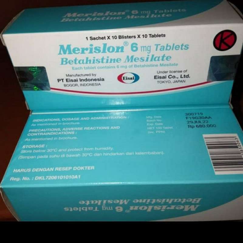 Jual Merislon 6 Mg -Box di Seller Link pHarmacy - Rawa Badak Selatan ...