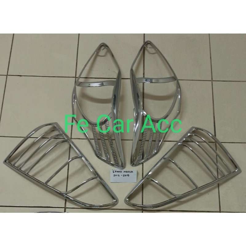 Jual GARNISH DEPAN BELAKANG GRAND INNOVA 2012-2015 CHROME/LIST LAMPU ...