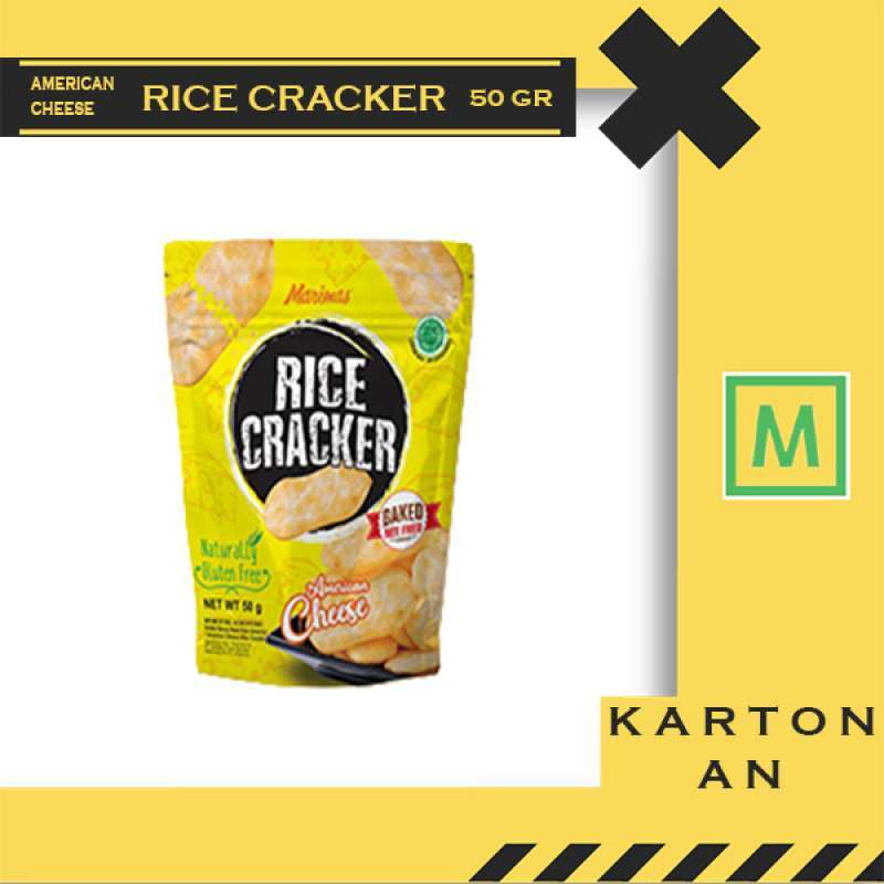 Jual Rice crackers american cheese 50gr (24pcs) di Seller Mode Mart ...