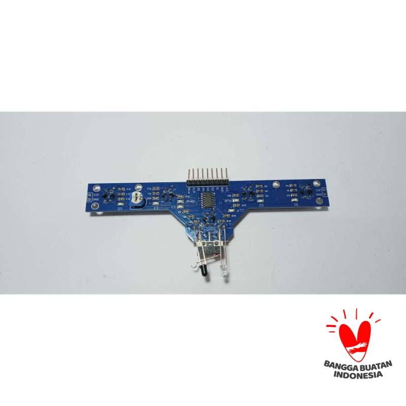 Jual Cuci Gudang Sensor Garis 5 Channel Line Follower Avoider Sensor ...