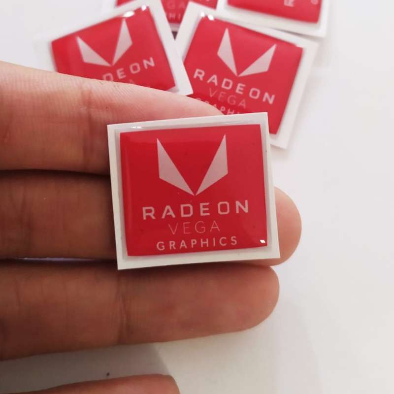 Promo STICKER PC Stiker Laptop Timbul Aksesoris PC RADEON VEGA STIKER ...