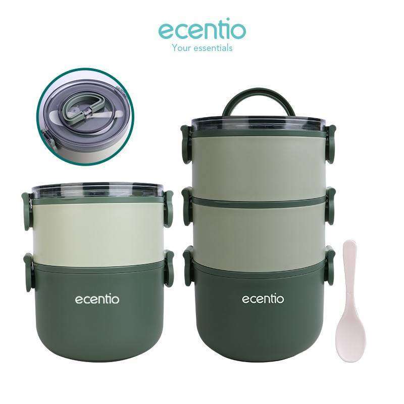 Jual Ecentio 3 Layer portable lunch box di Seller Zaata by Anita ...