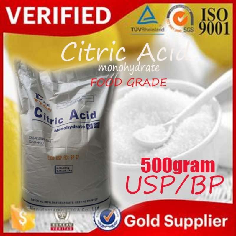 Jual Citric Acid Monohydrate 500gr Citrun 500 gr Sitrun 500gram di ...