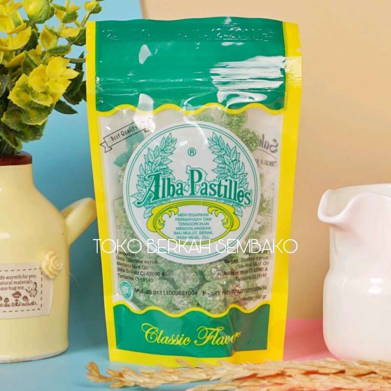 Jual Alba Pastilles 100gr / Permen Jadul Alba Pastiles Mint di Seller ...