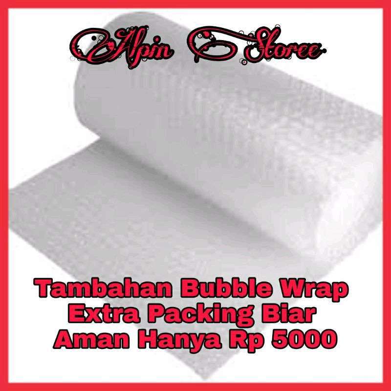 Promo Tambahan Bubble Wrap Extra Packing Biar Aman Hanya Rp 5000 Diskon ...