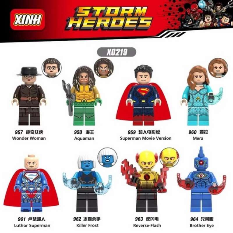 Jual Omac Brother Eye Xh964 Super Heroes Dc Minifigure Brick X0219 Di ...