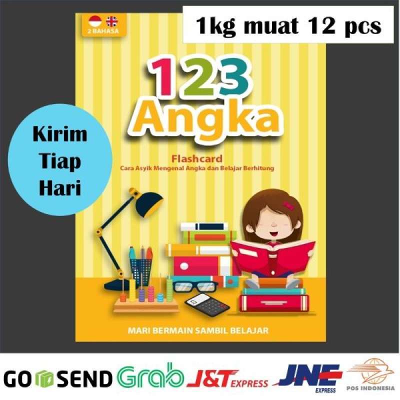 Jual Flashcard 123 Angka - Kartu Pintar Mainan Edukasi Belajar Anak Di ...