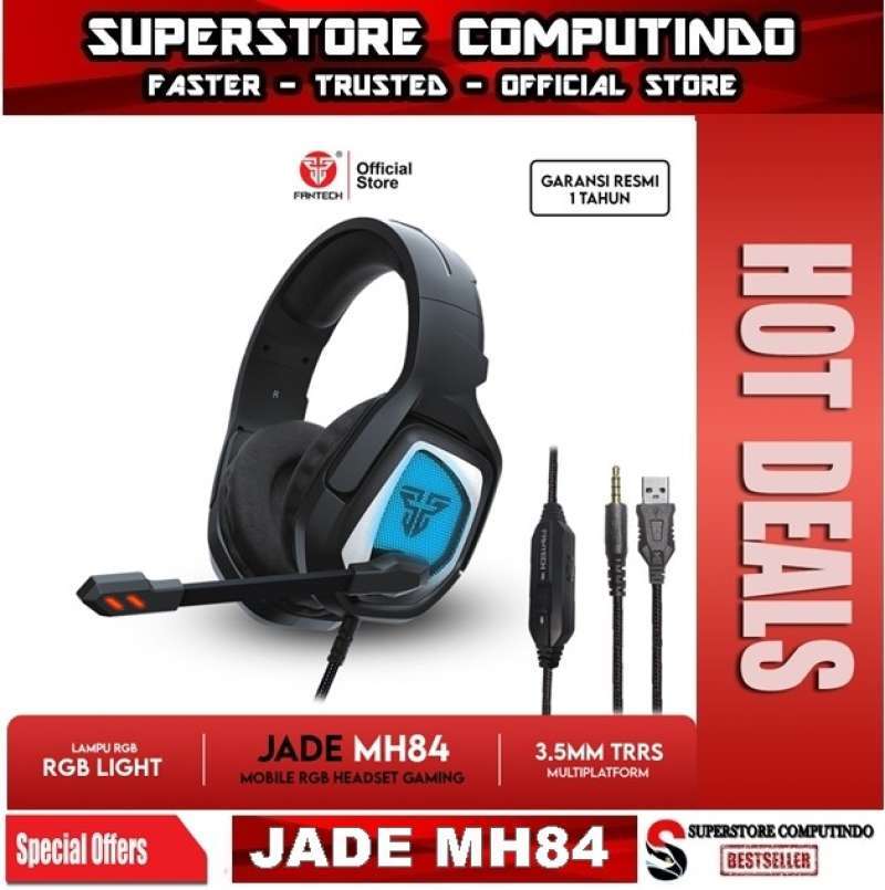 Jual Fantech JADE MH84 Gaming Headset Multi Platform - Fantech MH-84 di ...