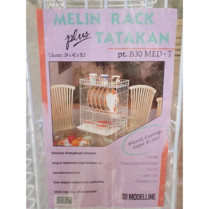 Jual Rak Piring dan GelasPutih Modeline PT.B30MED di Seller Toko Sinar ...