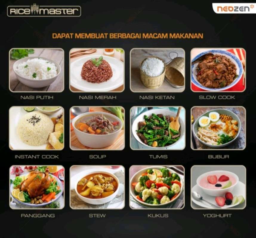 Jual Rice Master Multicooker Low Sugar Technology 900 Watt Ricemaster ...