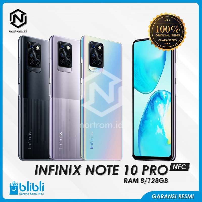 Jual INFINIX NOTE 10 PRO NFC 8/128GB GARANSI RESMI NO REPACK di Seller ...