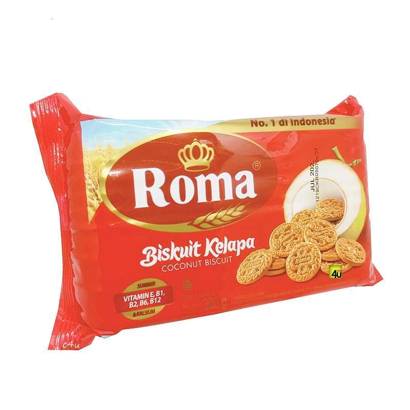 Promo ROMA - Biskuit Kelapa - 300 gr Diskon 5% di Seller cemilan4u ...