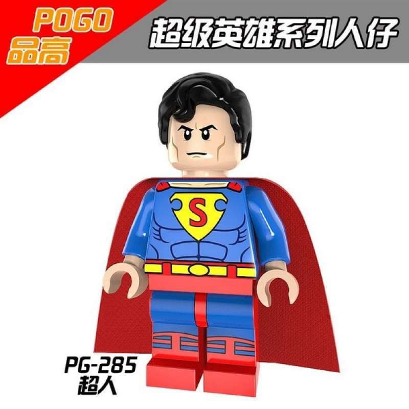 Jual Superman PG285 DC Justice League Minifigure Brick PG8068 di Seller ...