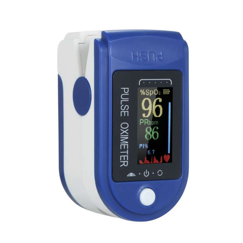 Promo Oximeter, Oxymeter, Oksimeter Mengikur Kadar Oksigen Spo2 - Blue ...