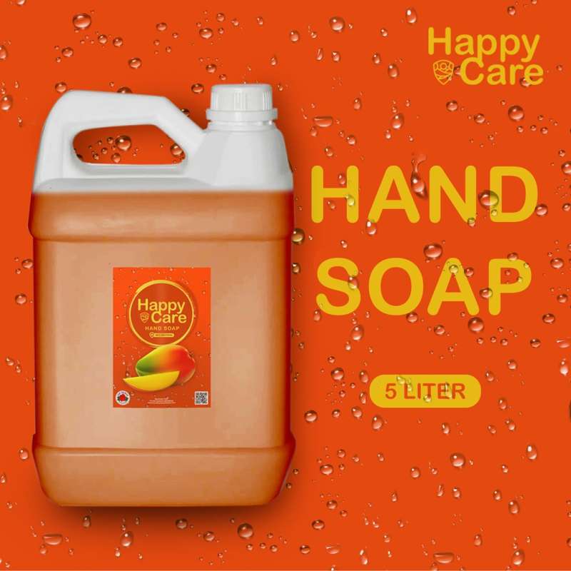 Jual Sabun Cuci Tangan Hand Wash Happy Care Refill 5 Liter By Cap Mawar ...
