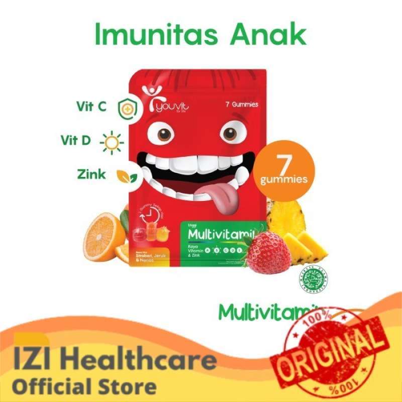 Jual Youvit Multivitamin Kids 28gr - IZI Healthcare di Seller IZI ...