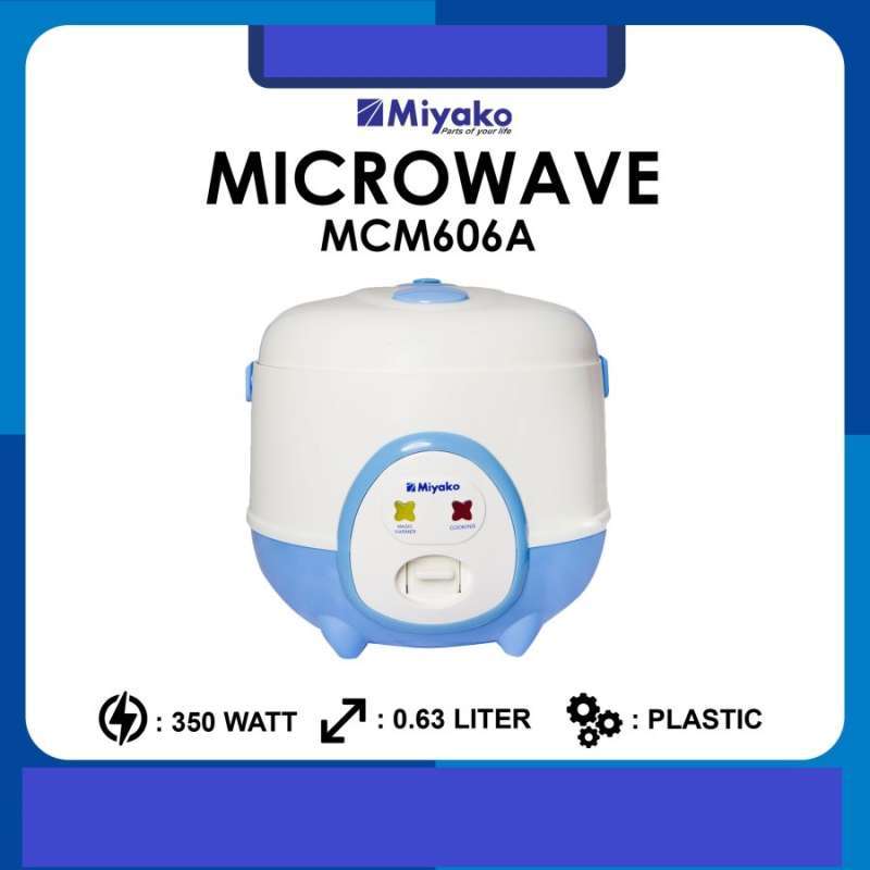 Promo Miyako MCM606A 606 biru 0.6 Liter 3in1 350 Watt Diskon 23% di ...