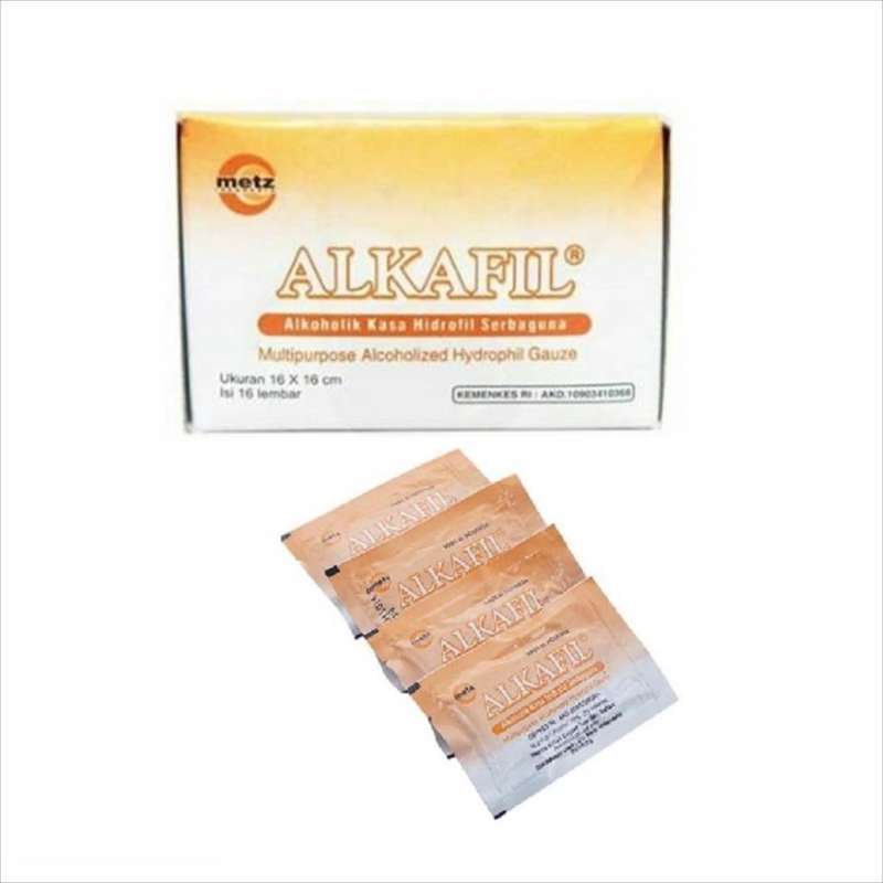 Jual Alkafil Kasa Alkohol Tali Pusar Bayi isi 16 Lembar di Seller DUNIA ...