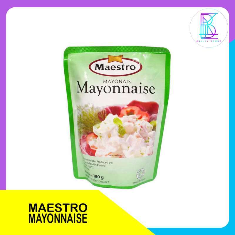 Jual mayonaise maestro/maestro/mayonnaise pouch 180gr/mayonnaise ...