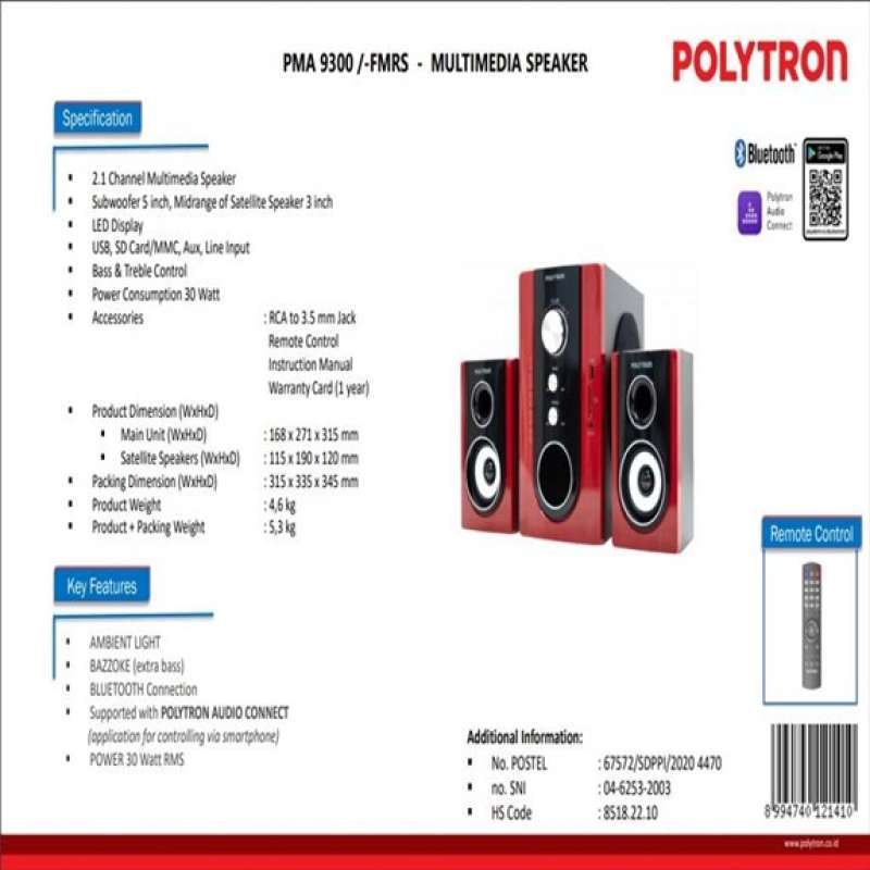 Jual Multimedia Speaker Aktif Polytron Pma9503 Di Seller Sinar Agung Electronic Official Store ...