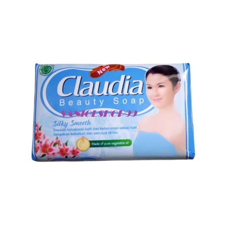 Promo Claudia Sabun Mandi Batang Claudia 60 Gr Silky Smooth Biru Diskon ...
