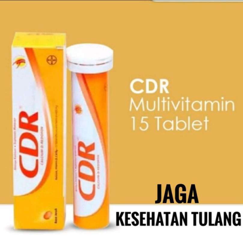 Promo CDR SUPLEMEN KALSIUM RASA JERUK 15 TABLET MULTI VITAMIN C Diskon ...