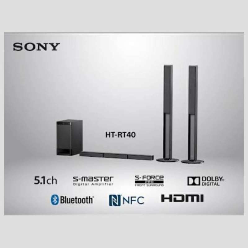 Jual Sony HT RT40 Sounbar Home Theatre Cinema 5.1CH 600W/HT-RT40 di ...