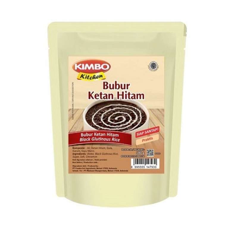 Jual KIMBO BUBUR KETAN HITAM 180 GR di Seller Hypermart Solo Hartono ...