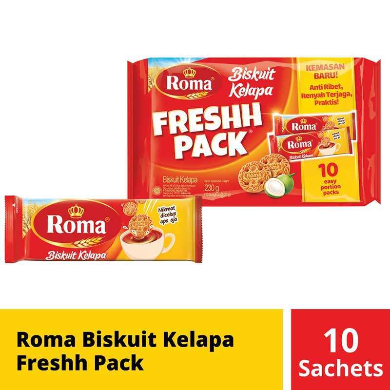 Jual Roma Biskuit Kelapa Fresh Pack 230 G Di Seller Alfamart - Alfamart ...