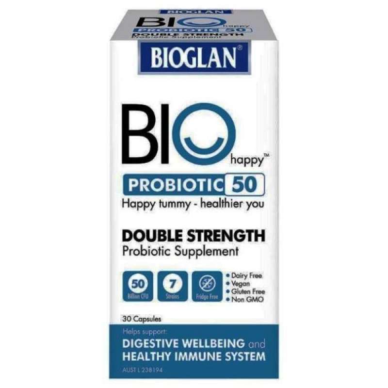 Jual Bioglan Bio Happy Probiotic 50B 30 Capsules di Seller Ozwarehouse ...
