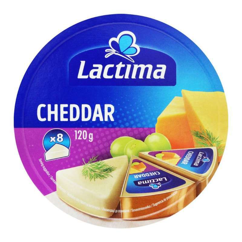 Jual LACTIMA CHEESE CHEDDAR PORTION 120G di Seller Growell Wholefoods ...