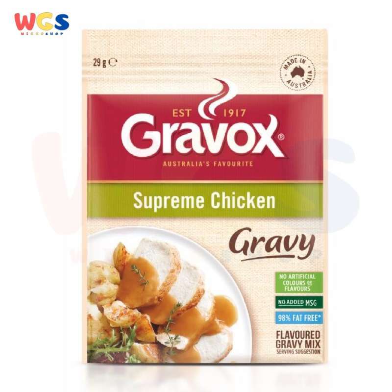 Jual Gravox Australia Favourite Supreme Chicken Gravy No MSG 29g di ...