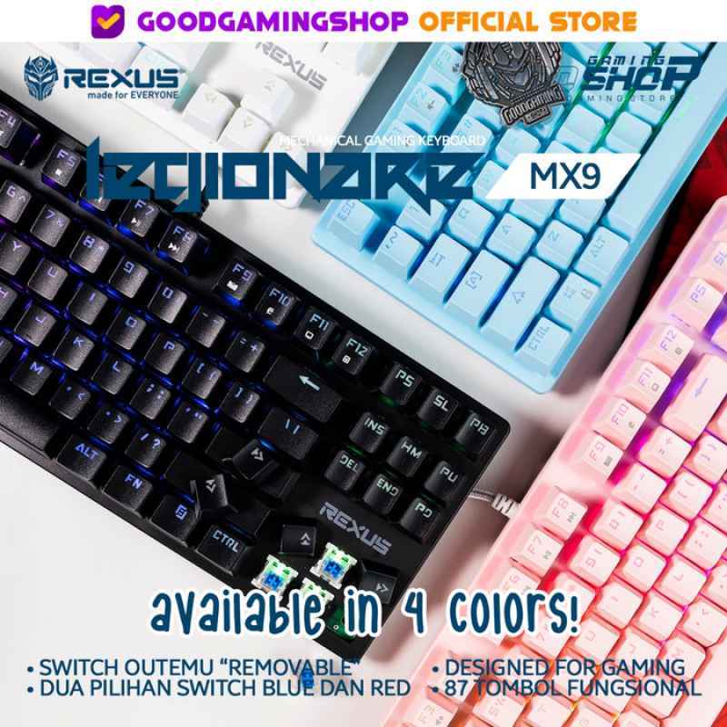 Jual Rexus Legionare MX9 - Gaming Keyboard - ROSE PINK Merah di Seller ...