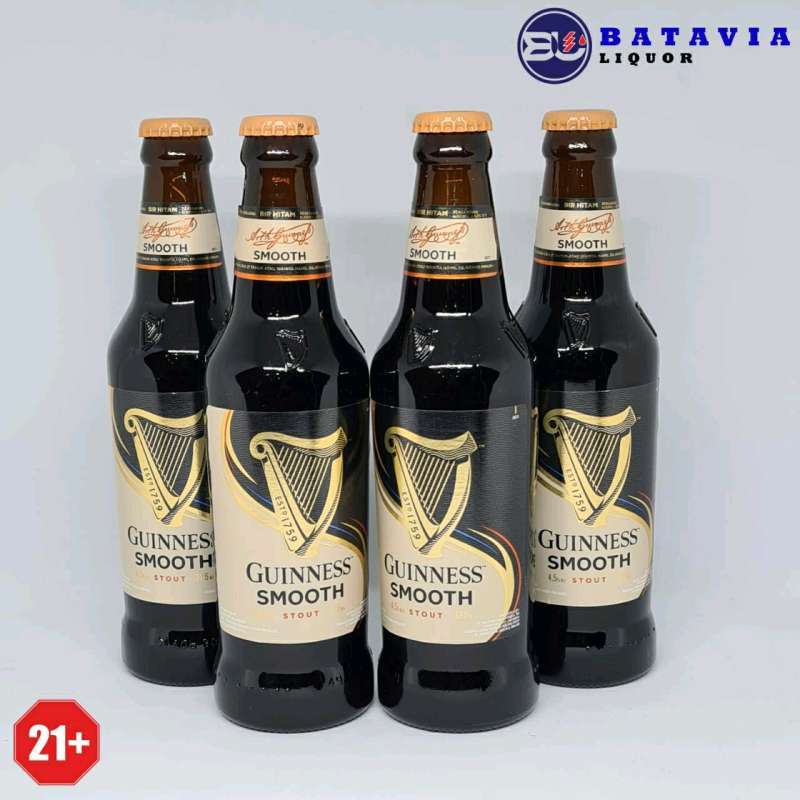 Jual Guinness Smooth Pint 325ml x 4 bottles di Seller Batavia Liquor ...