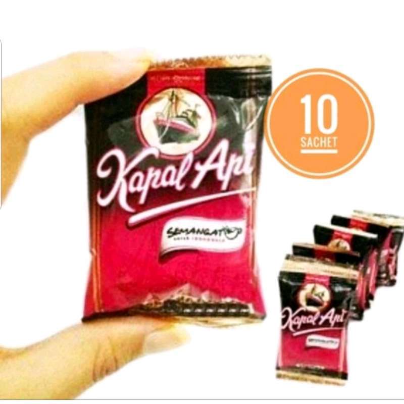 Jual Kopi Kapal Api Mini Special 6.5gr Tanpa Gula Per Renceng Isi 10 Sachet | Ukuran Kecil 6,5 ...