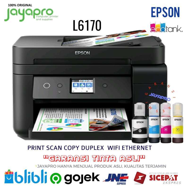 Jual EPSON L6170 PRINT SCAN COPY WIFI ETHERNET DUPLEX RESMI di Seller ...