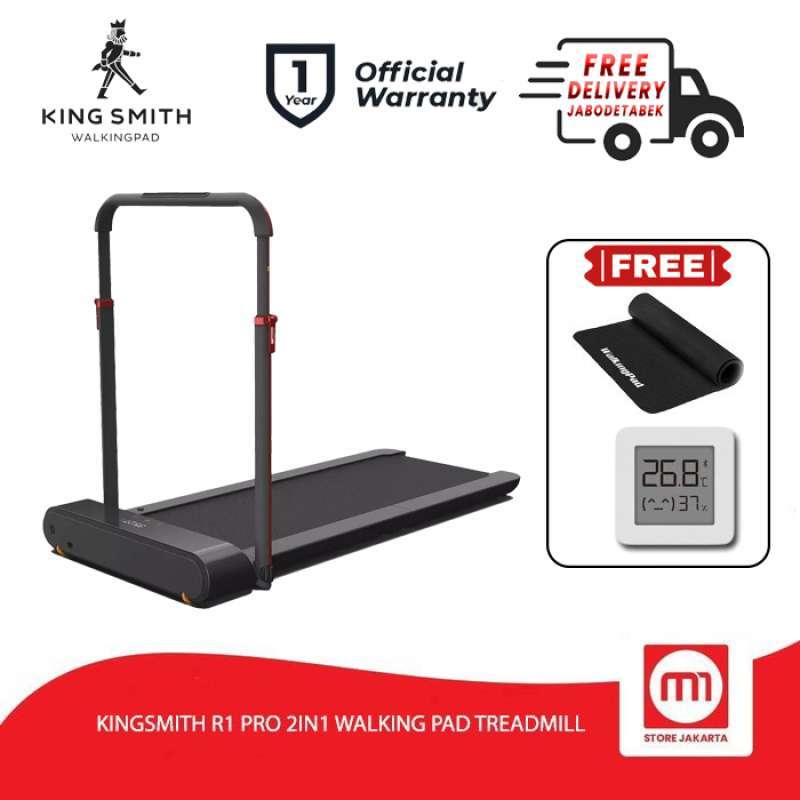 Jual Kingsmith WalkingPad R1 PRO 2 in 1 Black Red Edition Treadmill di ...