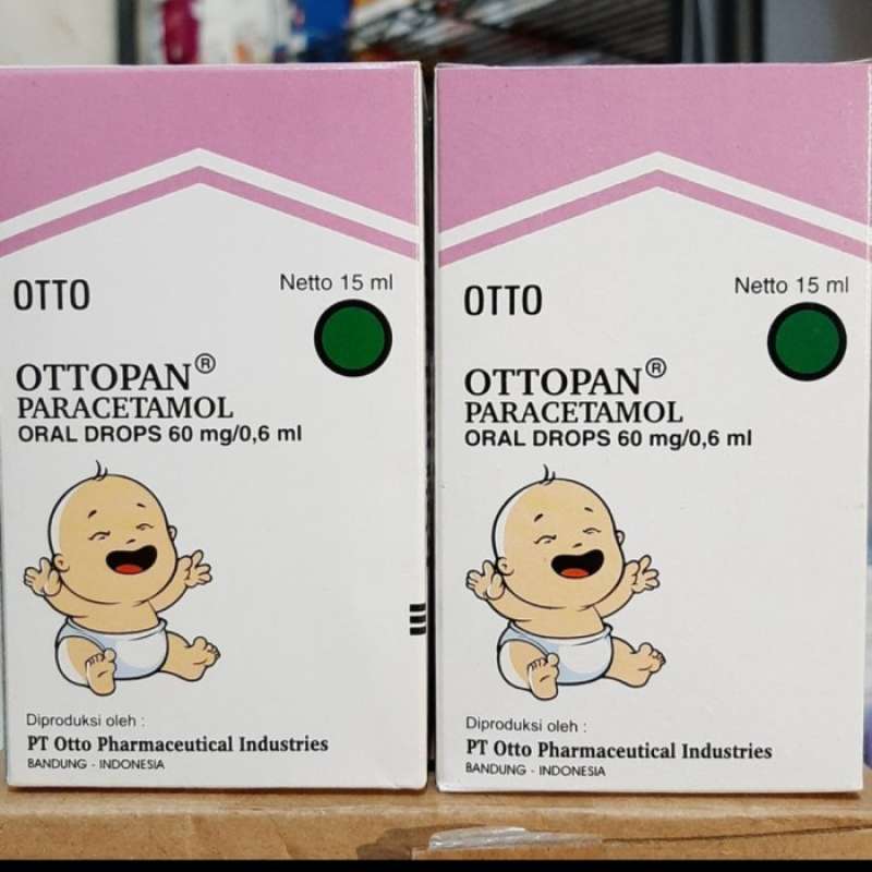 Jual Original OTTOPAN DROPS 15ml , Paracetamol Obat Demam bayi dan Anak ...