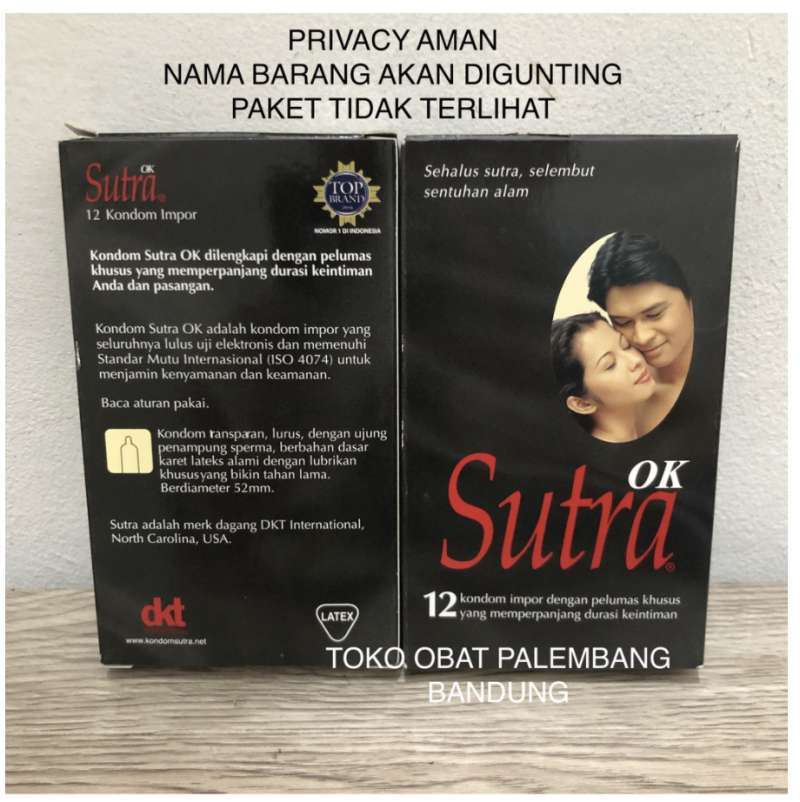 Jual Kondom Sutra Ok Isi 12 Pengaman Condom Thailand Kondom Sutra Hitam ...