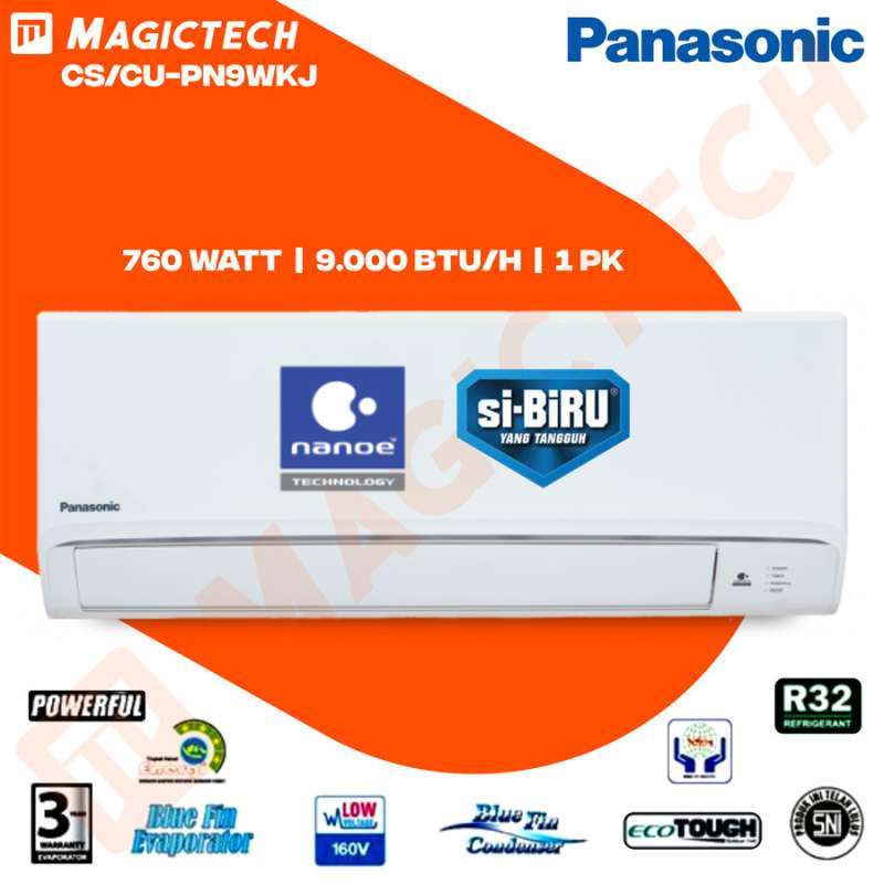 Jual AC PANASONIC 1 PK CS/CU-PN9WKJ SI-BIRU DELUXE NANOE-X - R32 di Seller MAGICTECH - JET ...