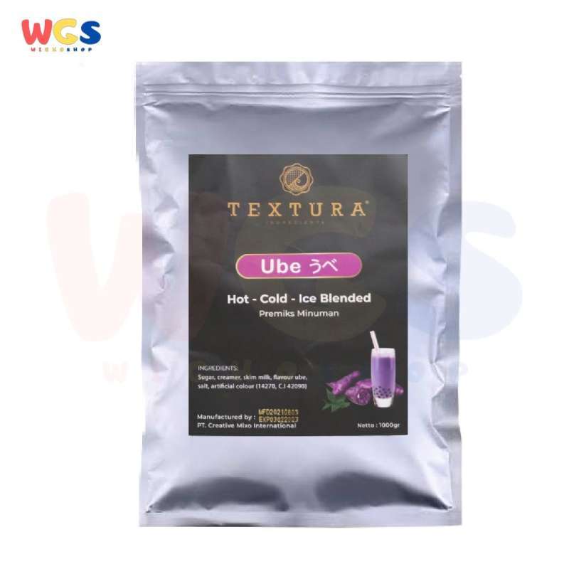 Jual Textura Ube Taro Hot Cold Ice Blended Drink Powder Flavoured 1000g ...
