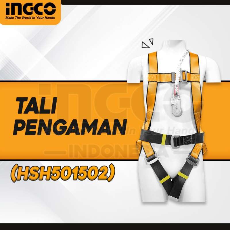 Jual Safety Harness / TALI PENGAMAN HSH501502 di Seller INGCO INDONESIA ...