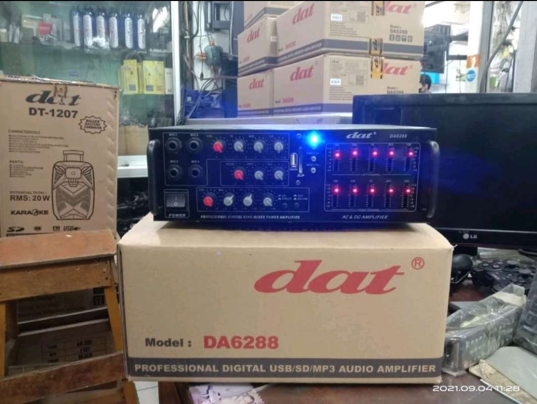 Promo Power Amplifier Dat Da 6288 Resmi Diskon 10% Di Seller Laris ...