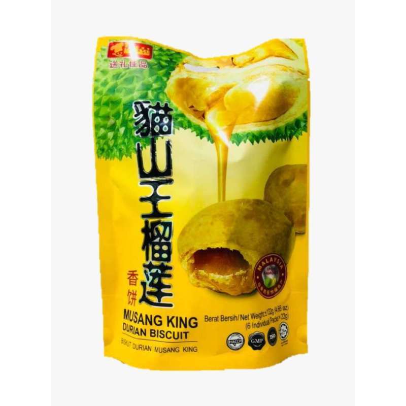 Jual Loke Kee Musang King Durian Biscuit 132gr di Seller JH Mart ...